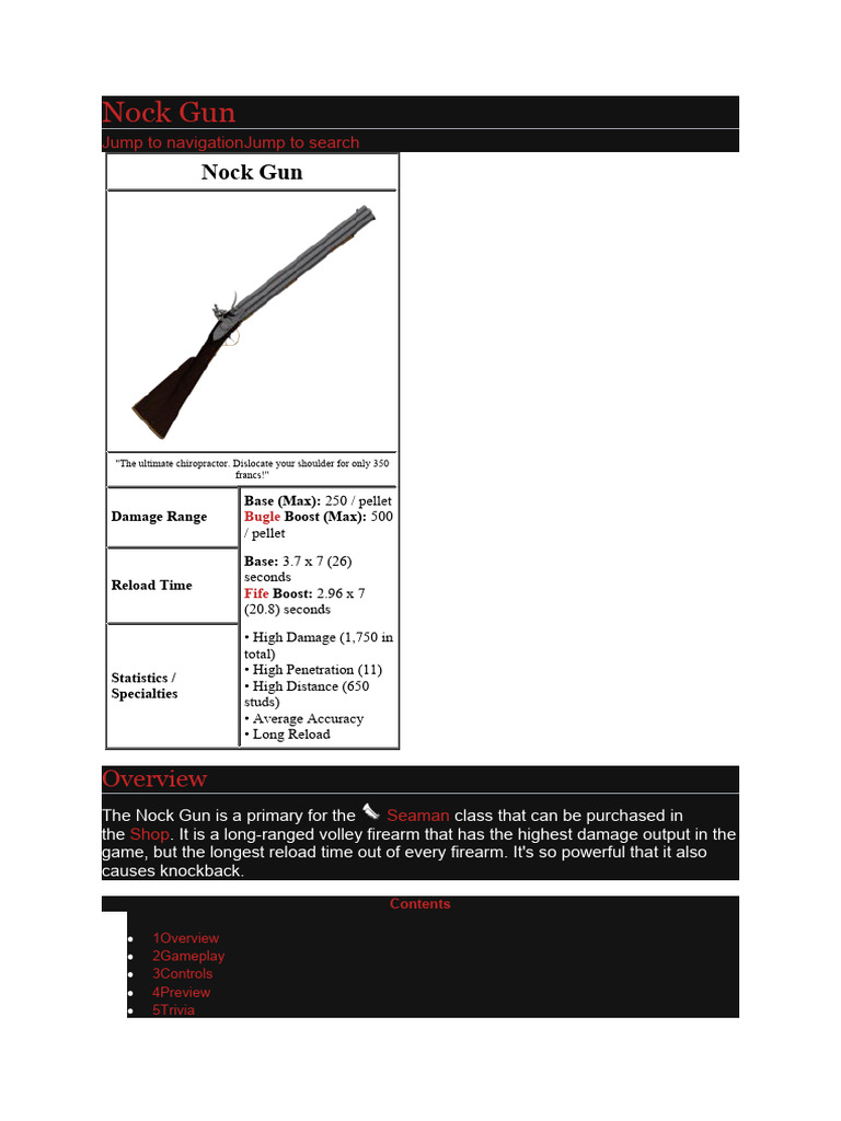 Nock Gun | PDF | Firearms | Projectiles