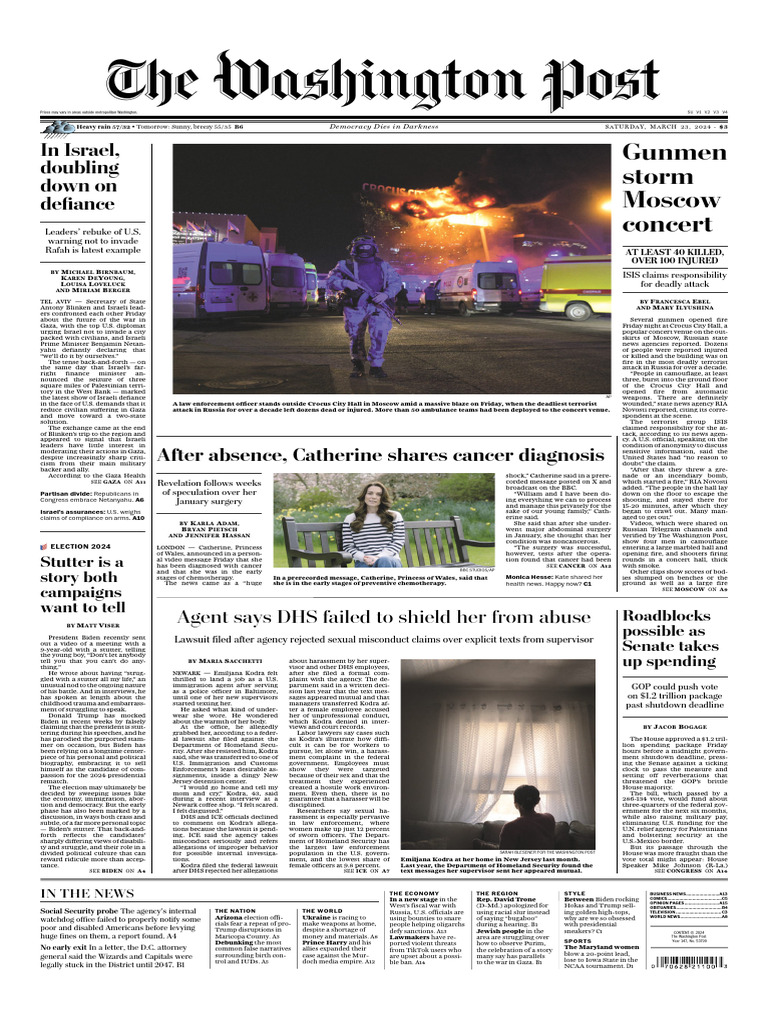 The Washington Post - March 23 2024 Freemagazines Top | PDF | United ...