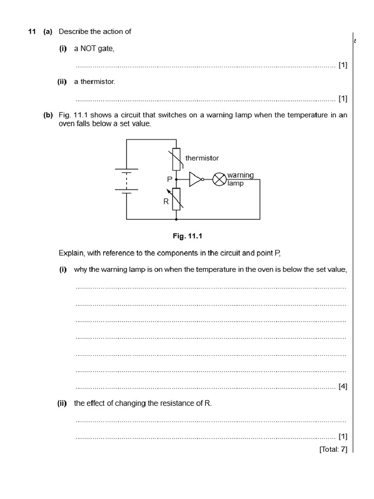 CiE GCSE Physics Section 30 Exam Question | PDF