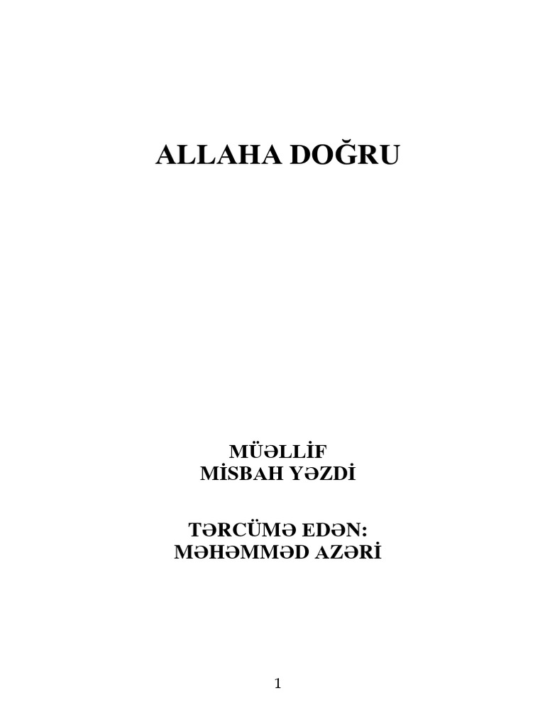 Allaha Dogru 2 | PDF Allaha Dogru 2 | PDF