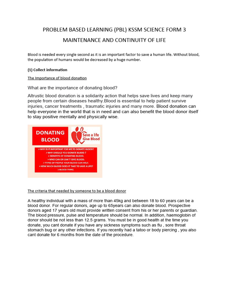 PBL Science Folio | PDF