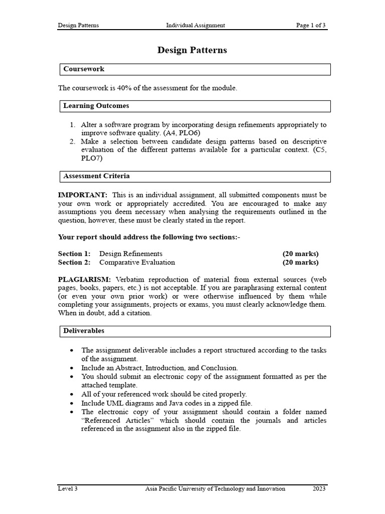 DPAT Assignment - Quality Attributes V6.0 | PDF | Computer Program ...