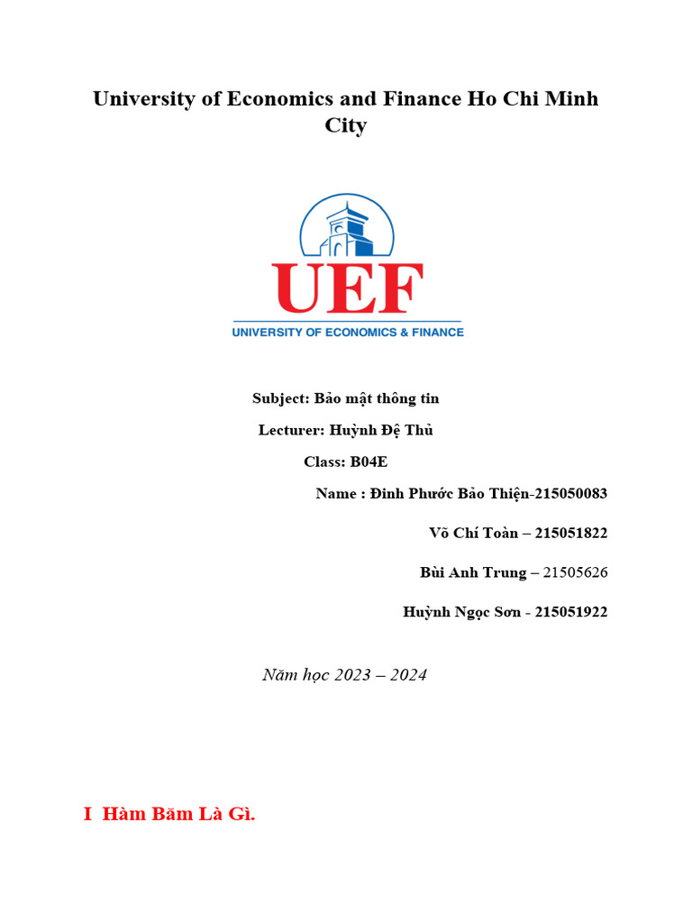 Bao Matt Hong Tin | PDF