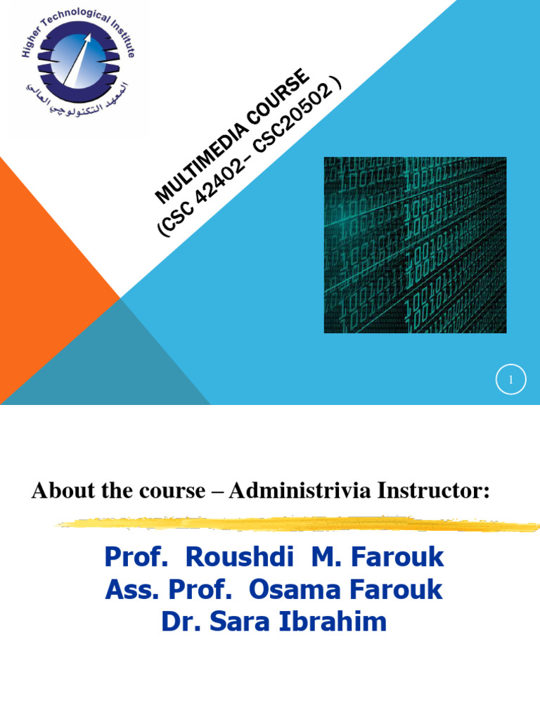 Lecture1 Multimedia | PDF | Multimedia | Video Lecture1 Multimedia | PDF | Multimedia | Video