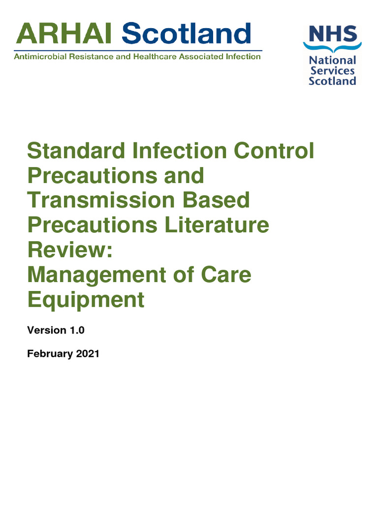 2021 02 Sicp TBP LR Equipment v1 | PDF | Disinfectant | Medical Device