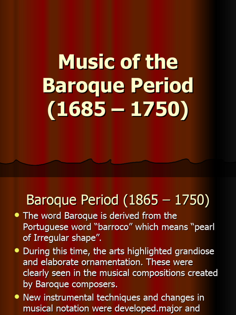 Overview of Baroque Music (1685-1750) | PDF | Baroque Music | Concerto