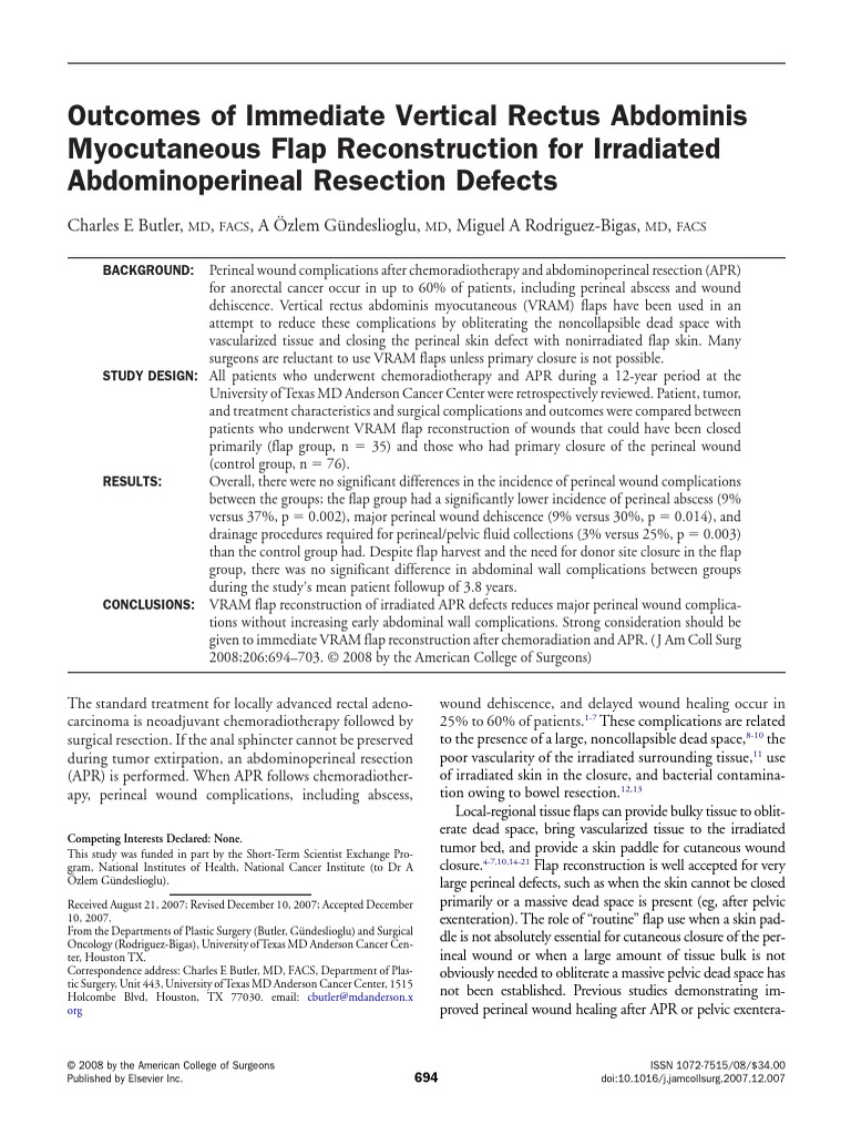 Outcomes of Immediate Vertical Rectus Ab | PDF | Surgery | Abdomen