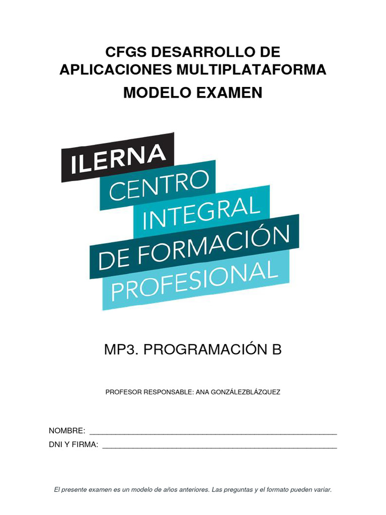 Solucion DAM 3B 2-1 | PDF