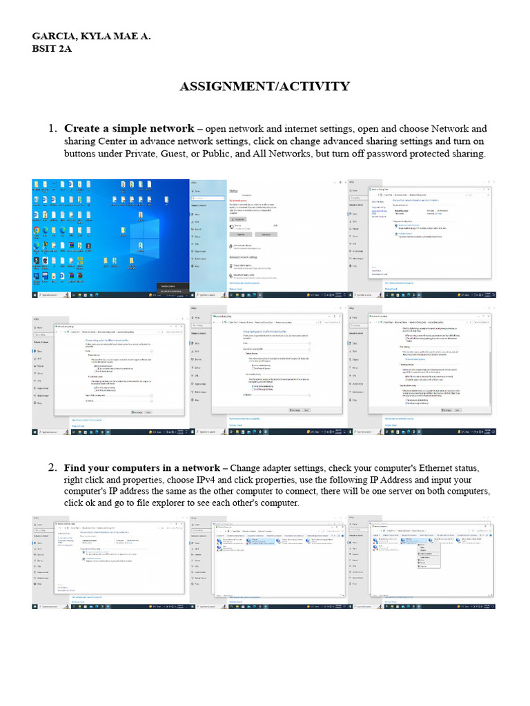 Garcia - Networking Assignment | PDF