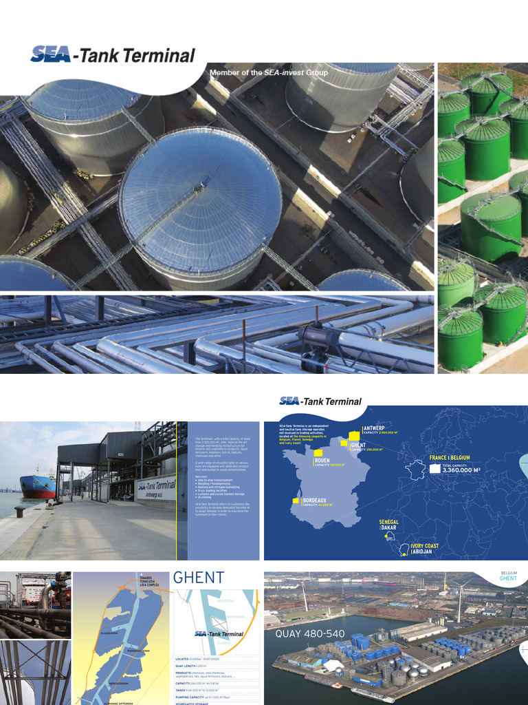 Brochure Sea Tank Terminal | PDF | Port | Wharf