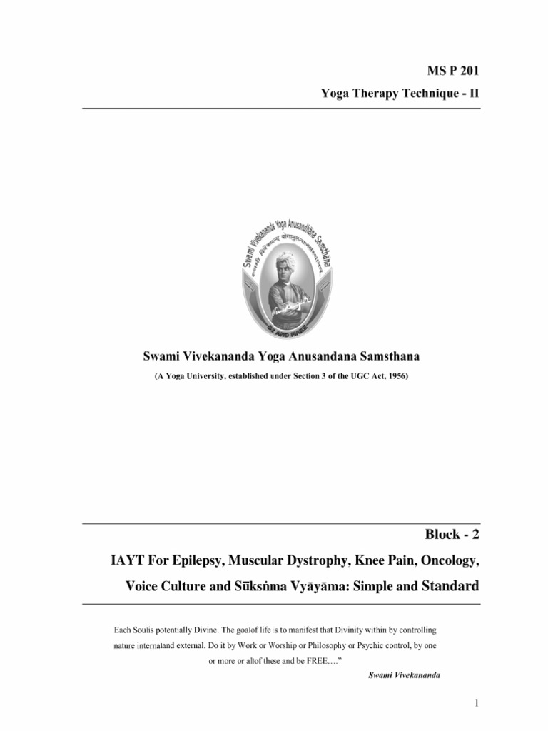 Yoga Therapy Tech - 2 | PDF