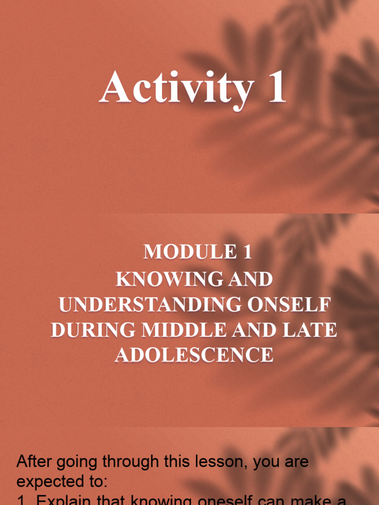 Module 1 | PDF | Goal | Creativity