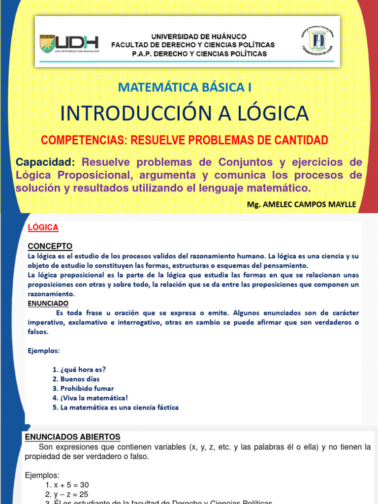 Ejerc | PDF | Proposición | Lógica