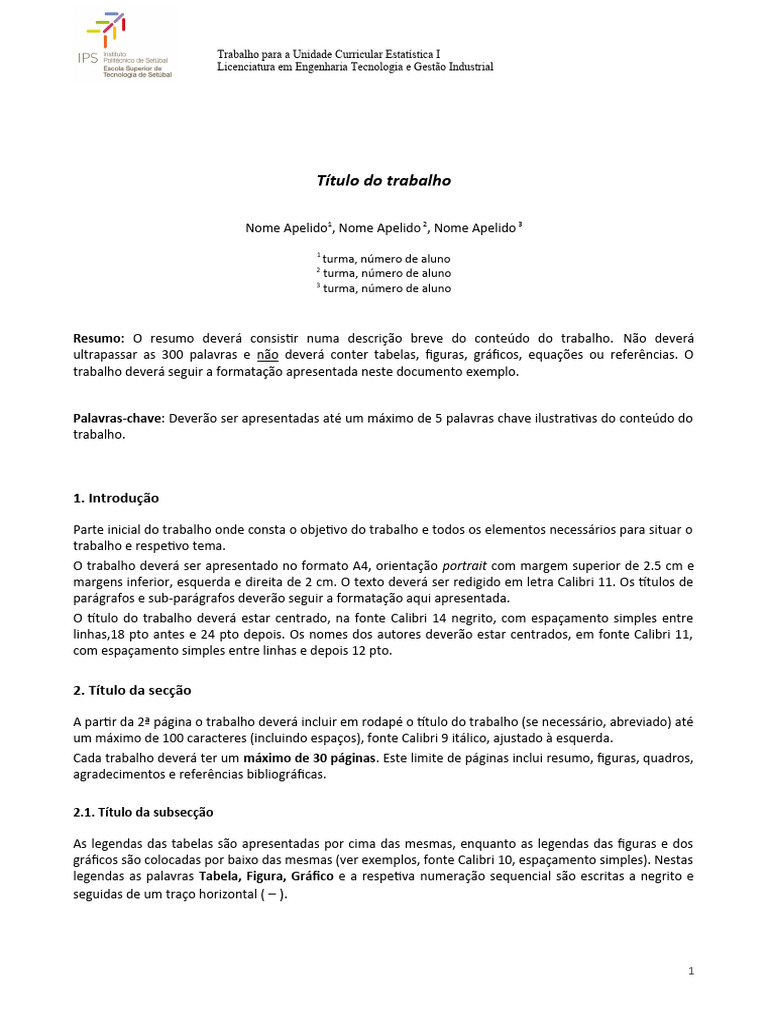 Template_trabalhos - ESTI 2022-2023 (3) (1) | PDF