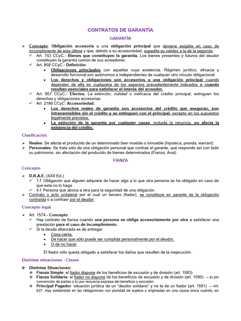 Contratos de Garantía | PDF | Pagos | Garantía