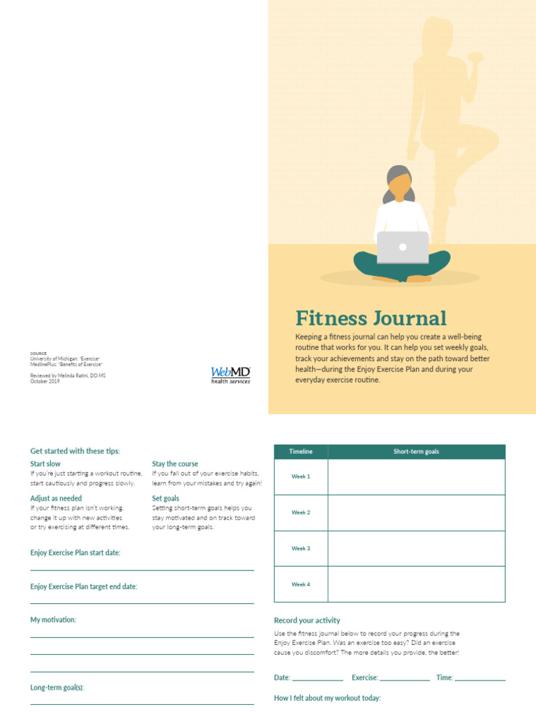 WHS CRE 0024 Daily Habits Fitness Journal - 3 | PDF | Physical Fitness ...