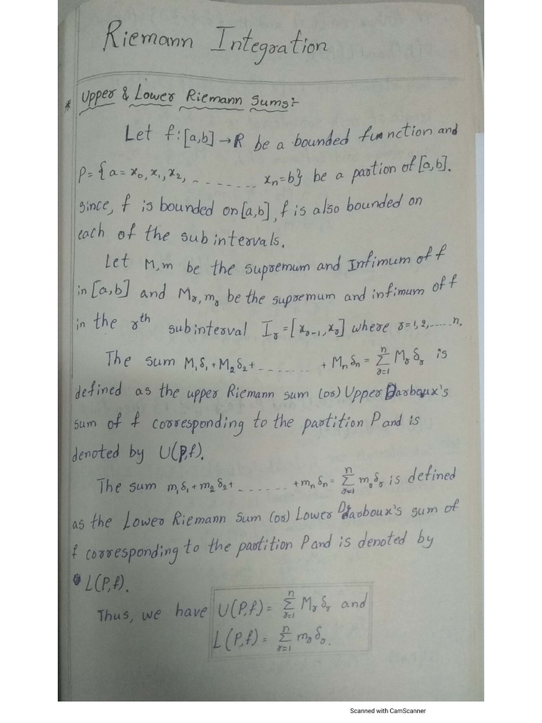 Riemann Integration - pdf280 | PDF