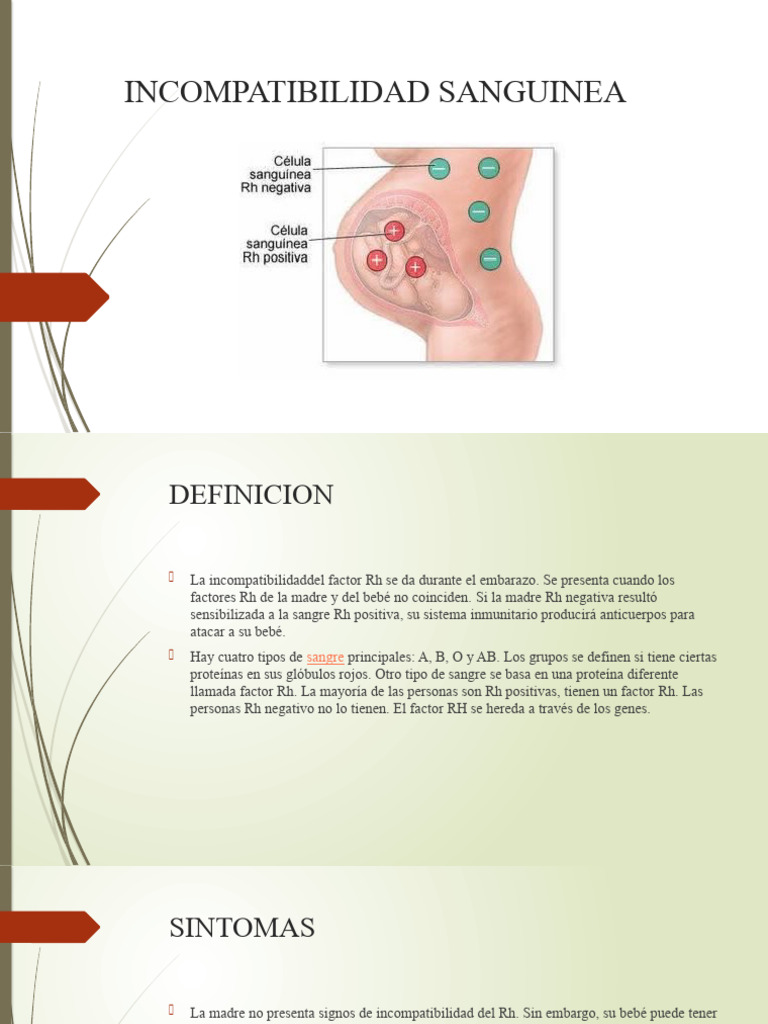 Presentacion Mi Proyecto Final Incompatibilidad Sanguinea | PDF ...