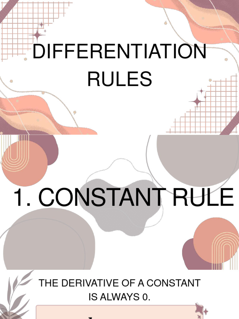 Basic Cal Reviewer 1 | Download Free PDF | Derivative | Trigonometric ...