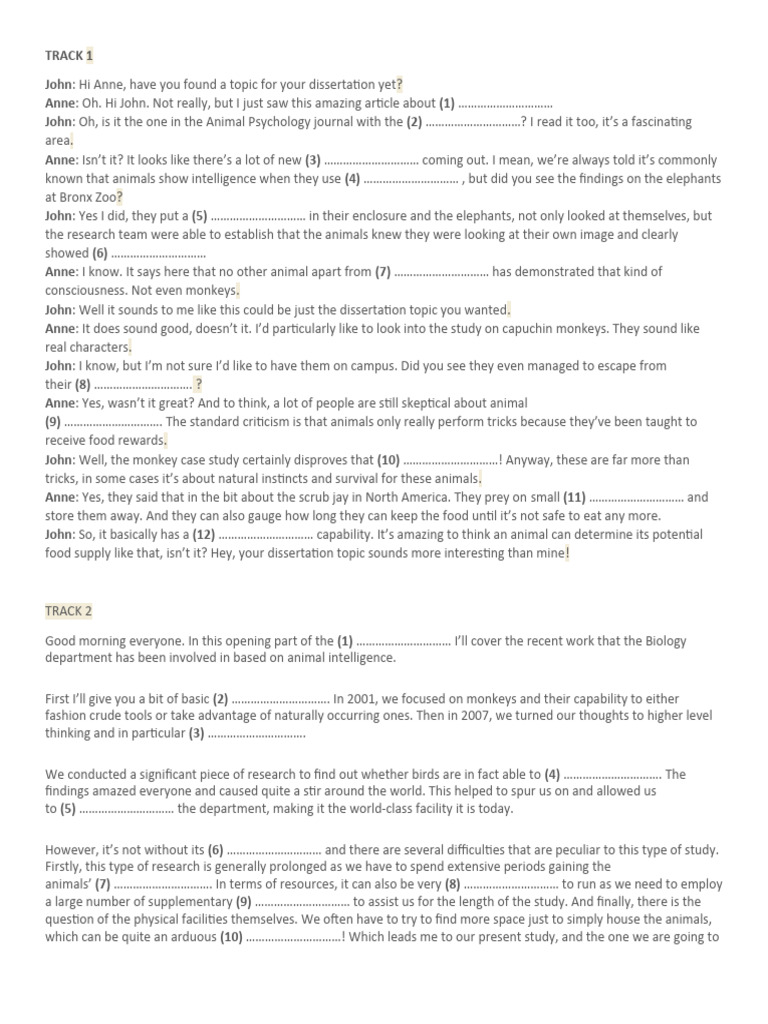 U4-Animal intelligence | PDF | Cognitive Science | Behavioural Sciences