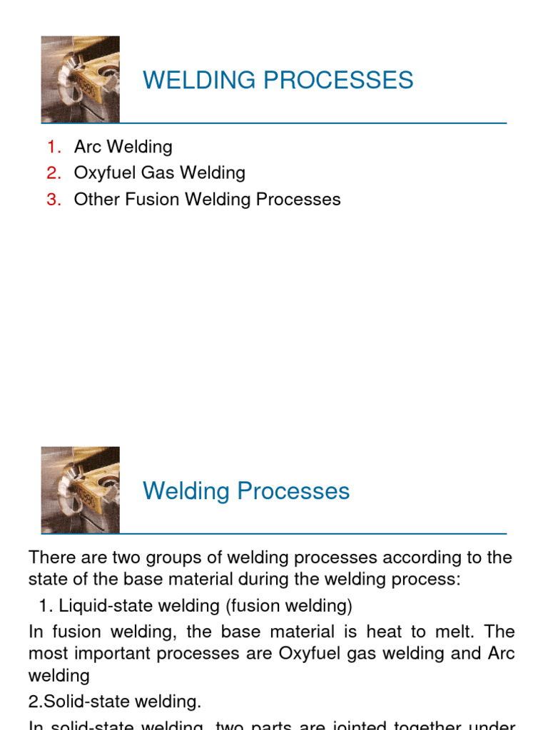 Arc Welding Processes w3 | PDF | Welding | Construction