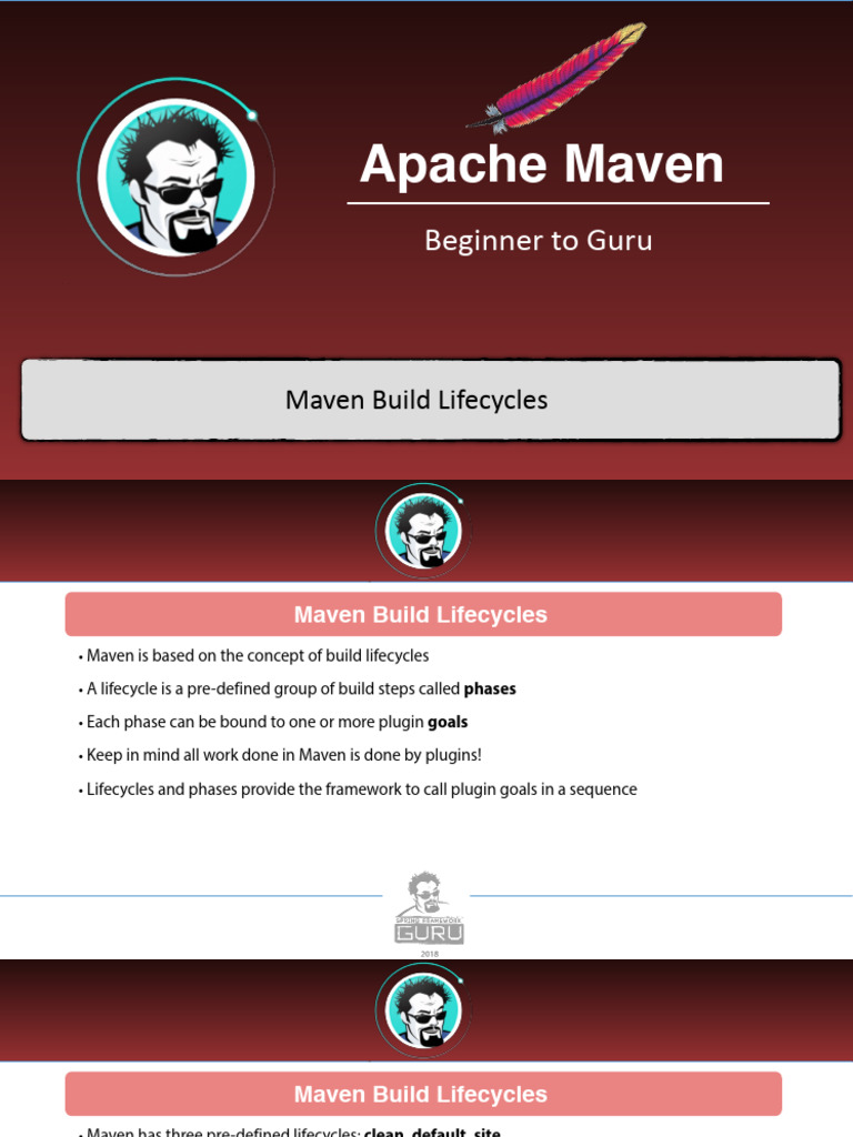 Maven Build Life Cycles | PDF | Computing | Systems Engineering