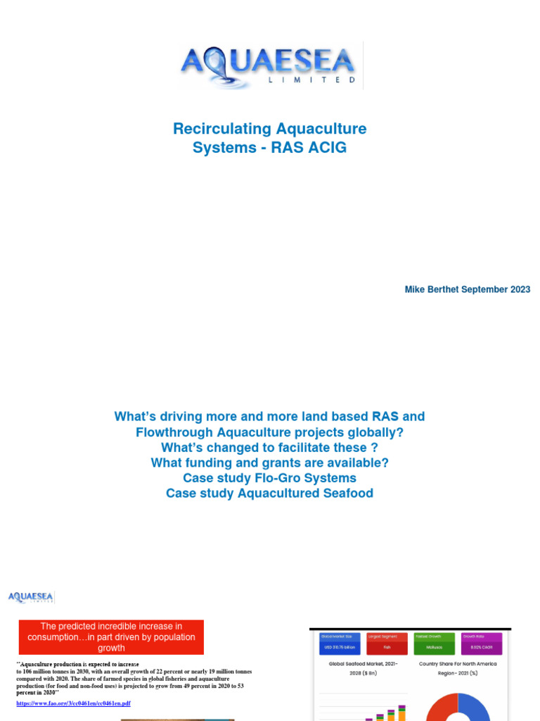 ACIG Presentation 1. The Growth of RAS Projects in The UK. 12 September ...