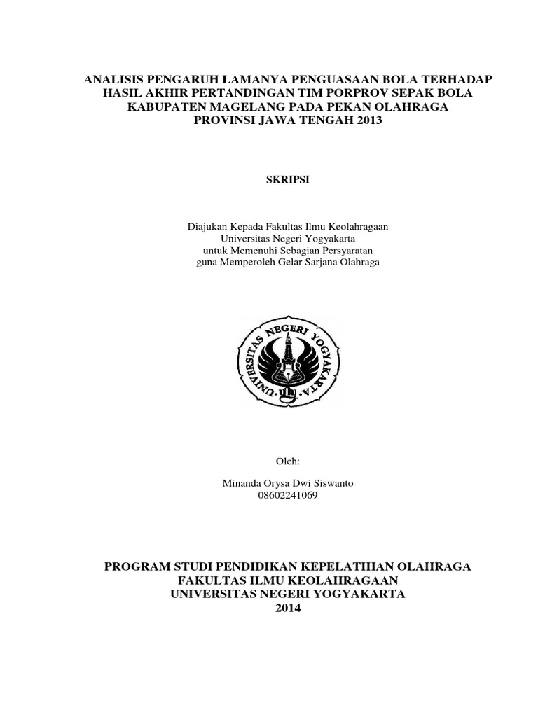 Skripsi Minanda Orysa Dwi Siswanto | PDF