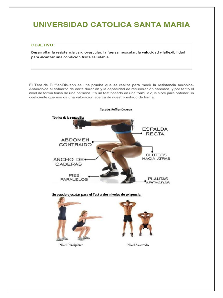 TEST DE RUFFIER | PDF