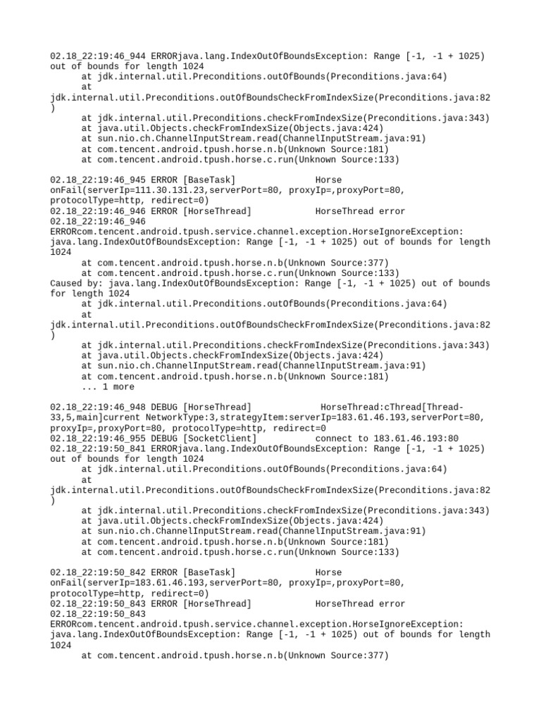 Log-20240218 2220 1 | PDF | Thread (Computing) | Oracle Corporation