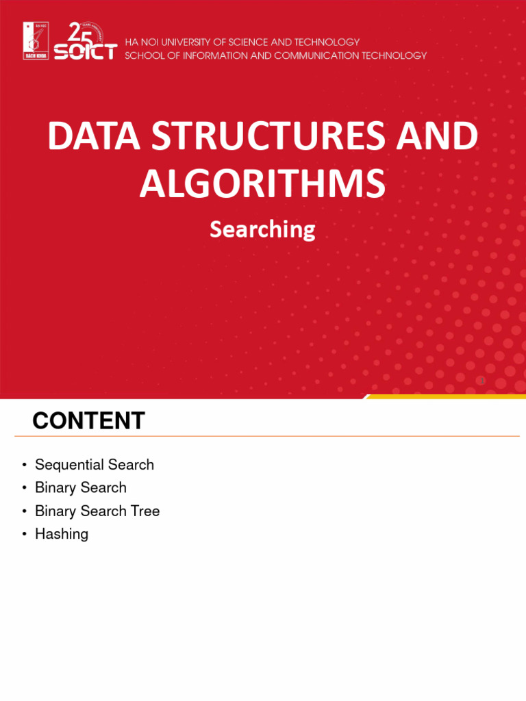 Chapter6 Searching | PDF | Applied Mathematics | Computer Data