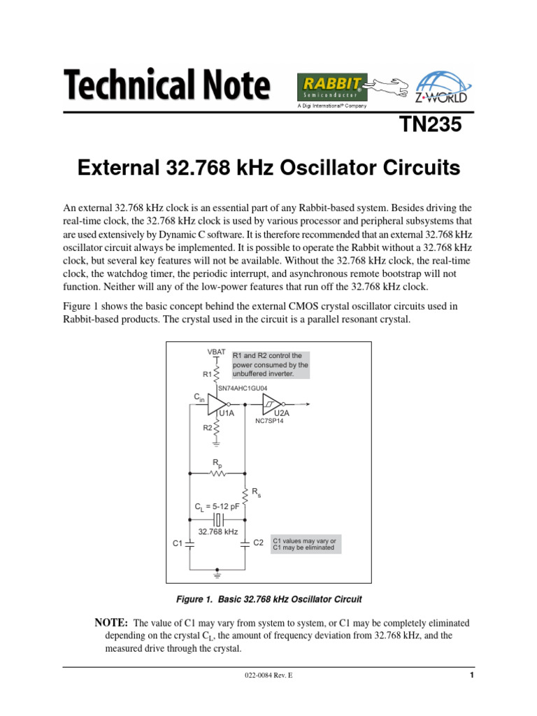 Crystal Osc | PDF | Capacitor | Electronic Oscillator