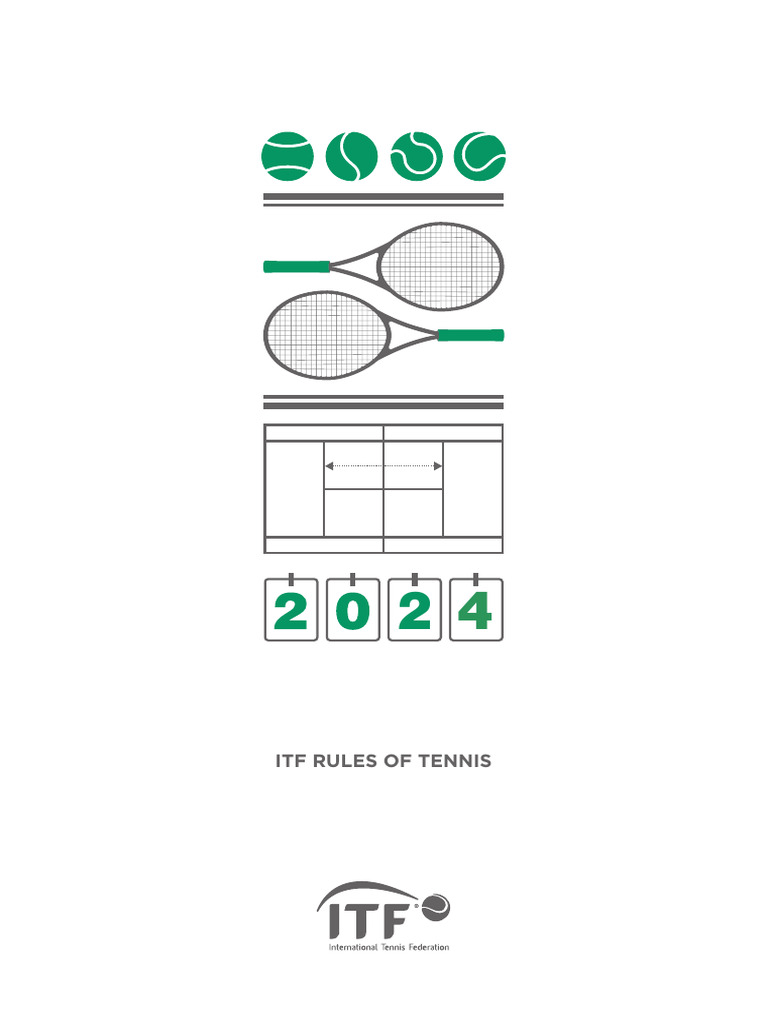 2024 Rules of Tennis English | PDF | Wheelchair