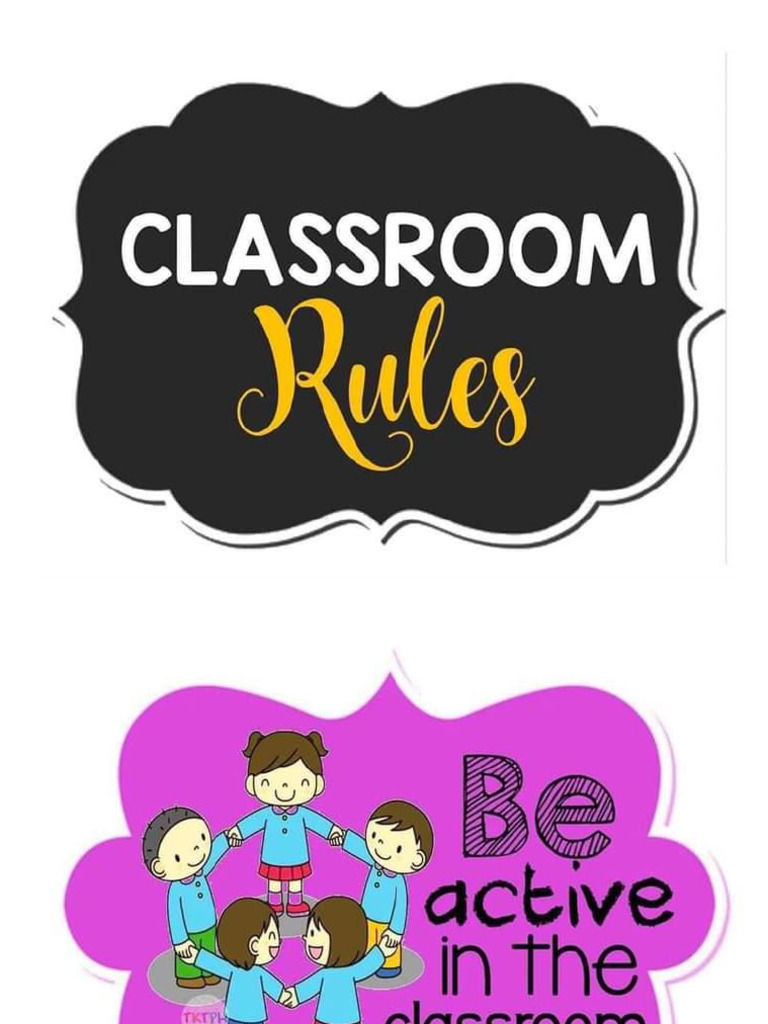 ^Classroom Rules | PDF