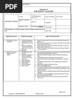 Welding Work Jsa | PDF | Welding | Construction