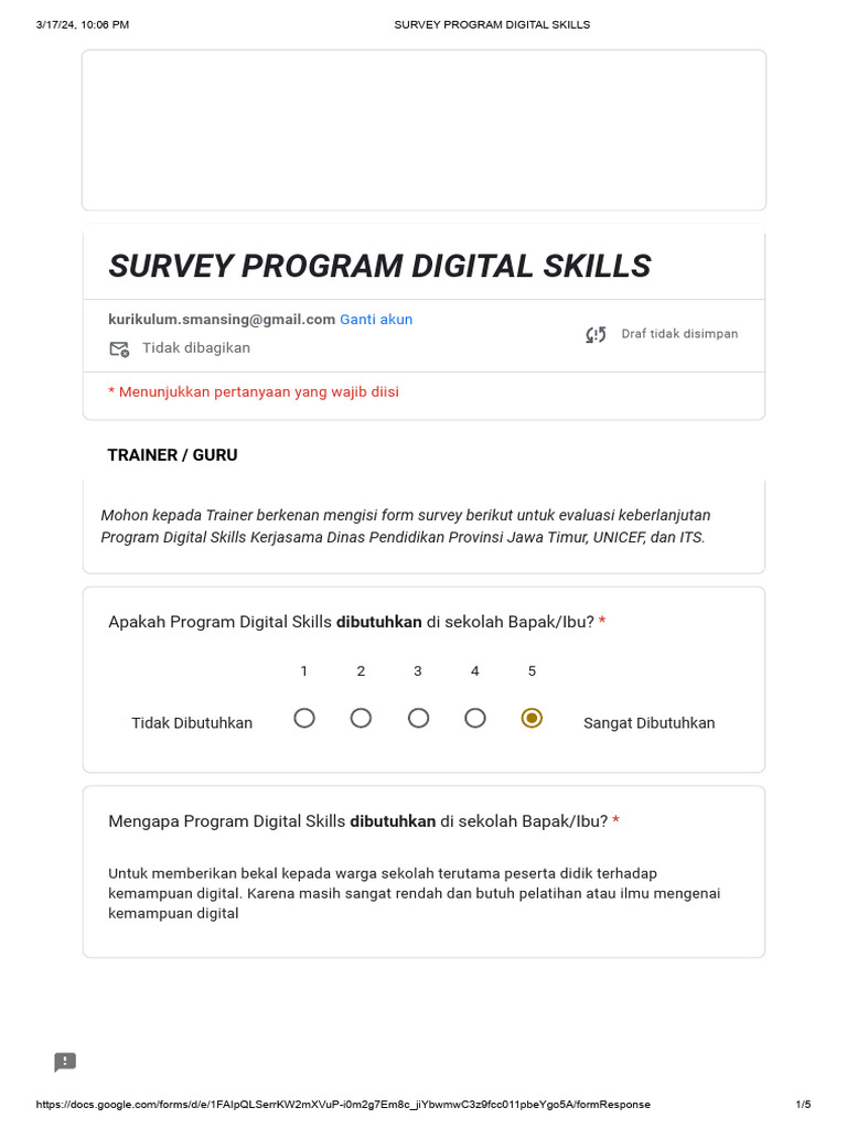 Survey Program | PDF