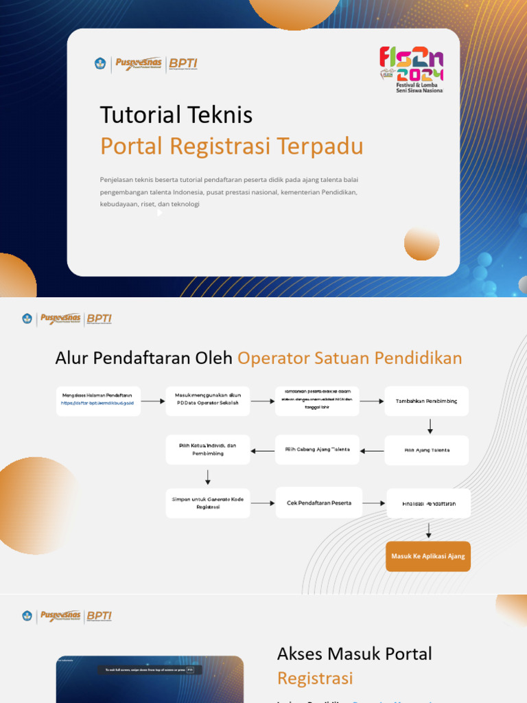 Sosialisasi Portal Registrasi FLS2N | PDF