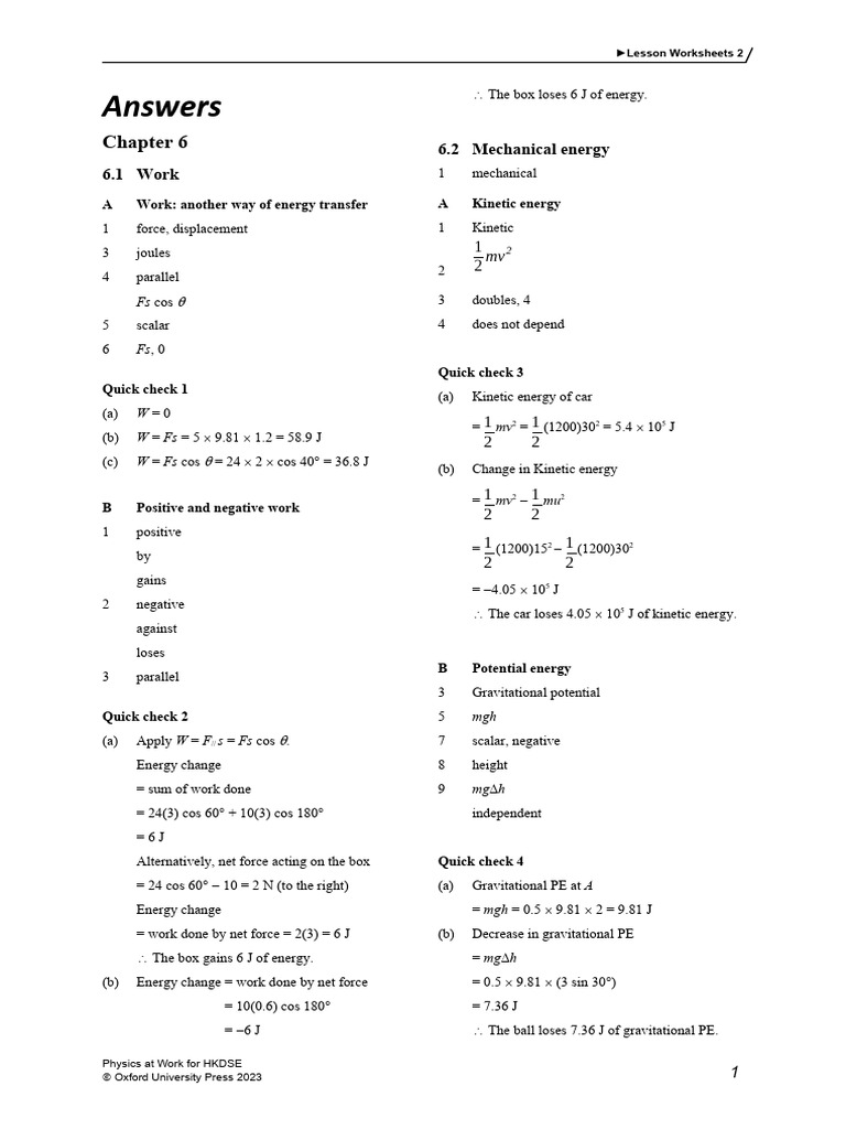 LSN Ws 206 Ans | PDF
