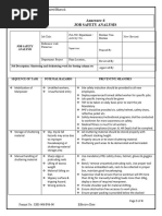 Welding Work Jsa | PDF | Welding | Construction