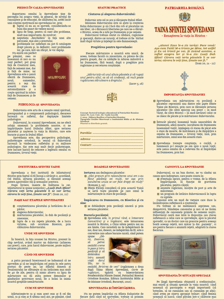 Pliant Spovedanie Varianta Finala | PDF