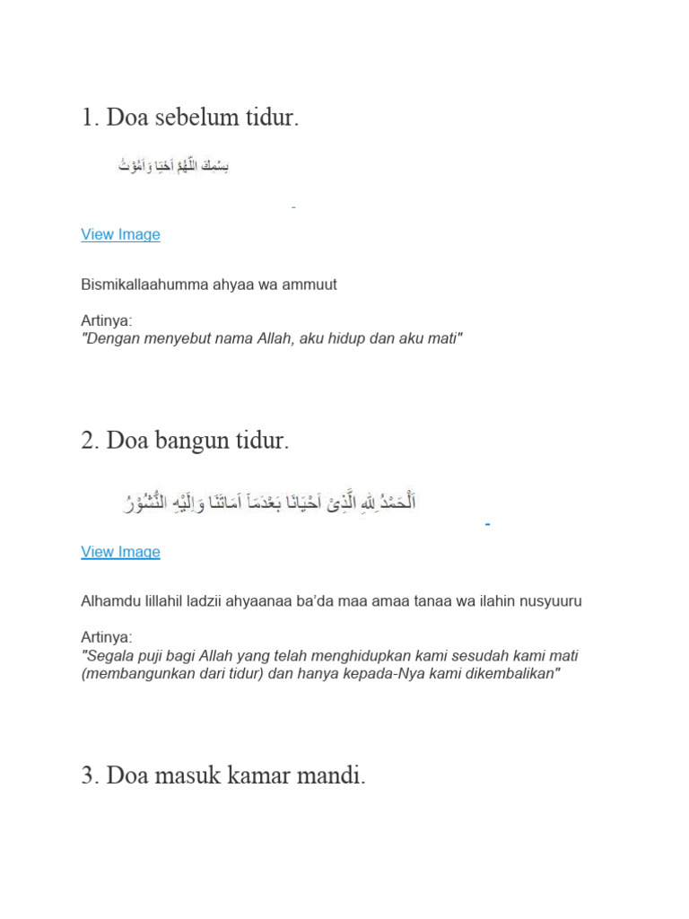 Kumpulan Doa | PDF | Pengembangan Diri | Kesehatan Holistik