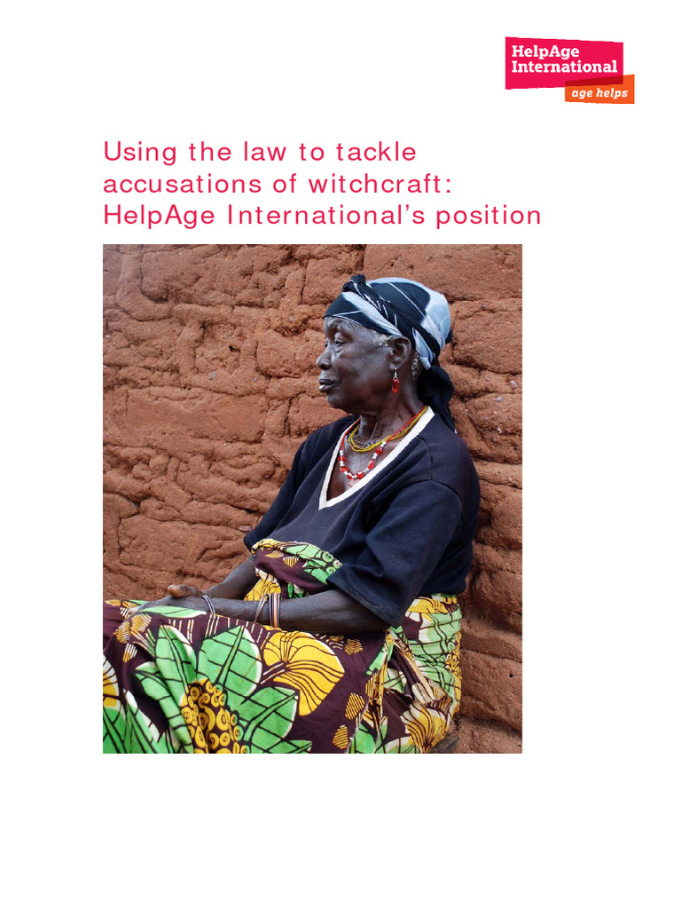 Using The Law To Tackle Accusations of Witchcraft HelpAge ...