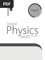 P5 Physics Notes A Level | PDF | Experiment | Significant Figures