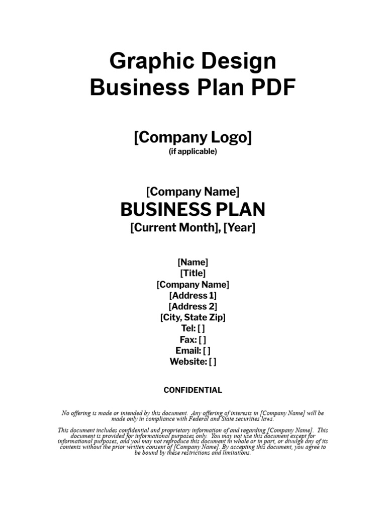 Graphic Design Business Plan PDF | PDF | Business Plan | Graphic Design