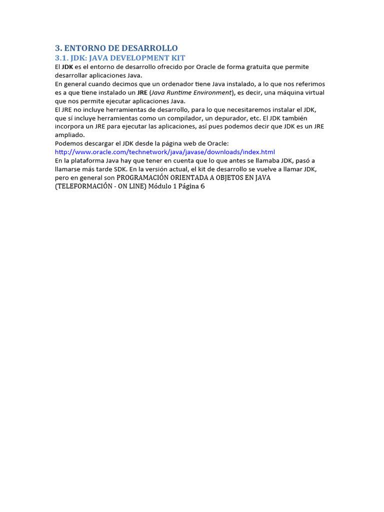 Java1Inicial2 | PDF | Java (lenguaje de programación) | Entorno de ...