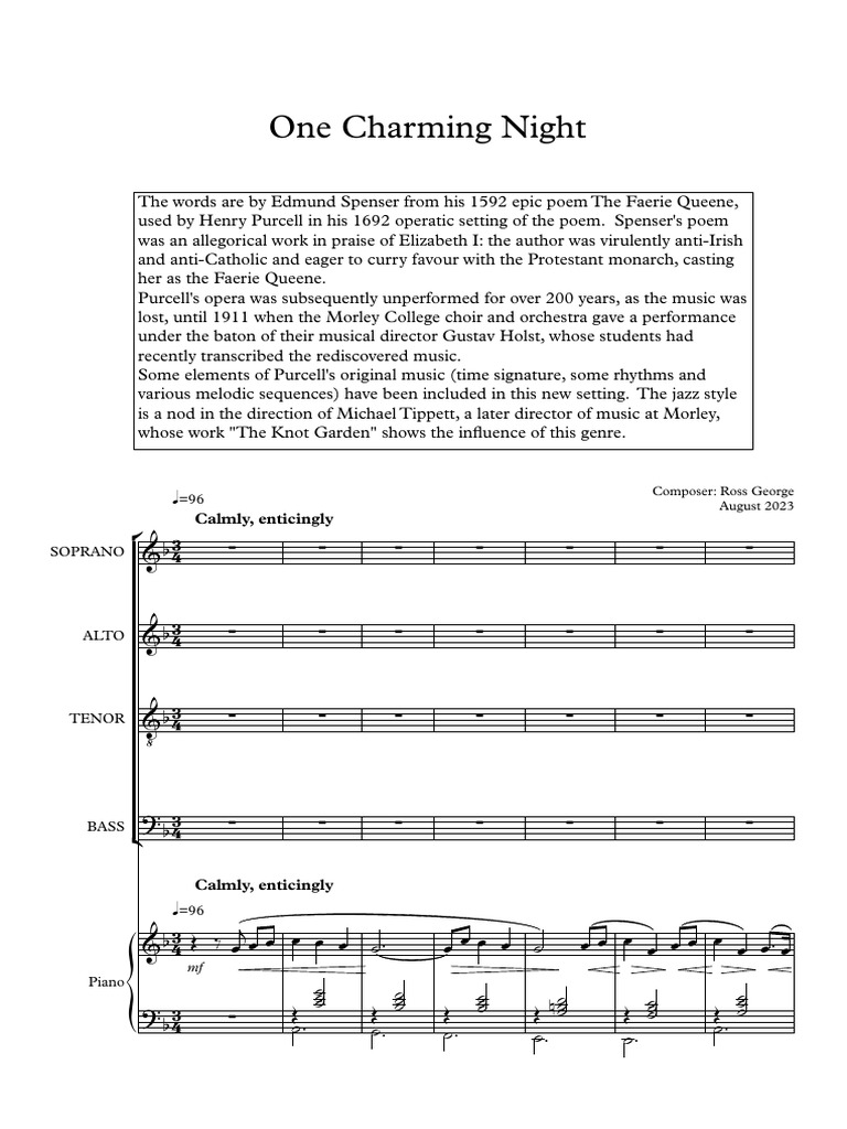 One Charming Night 2023 09 28 - Full Score | PDF