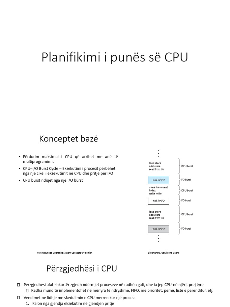 Planifikimi I Punes Se CPU | PDF