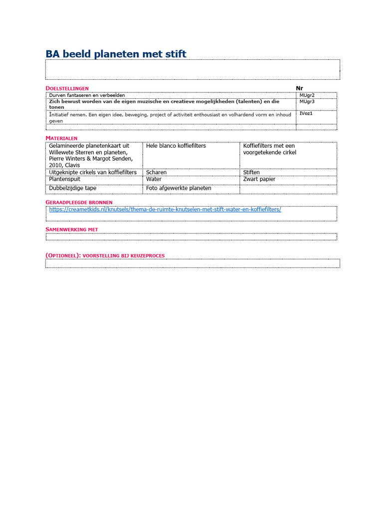 BA Beeld Planeten Met Stift | PDF
