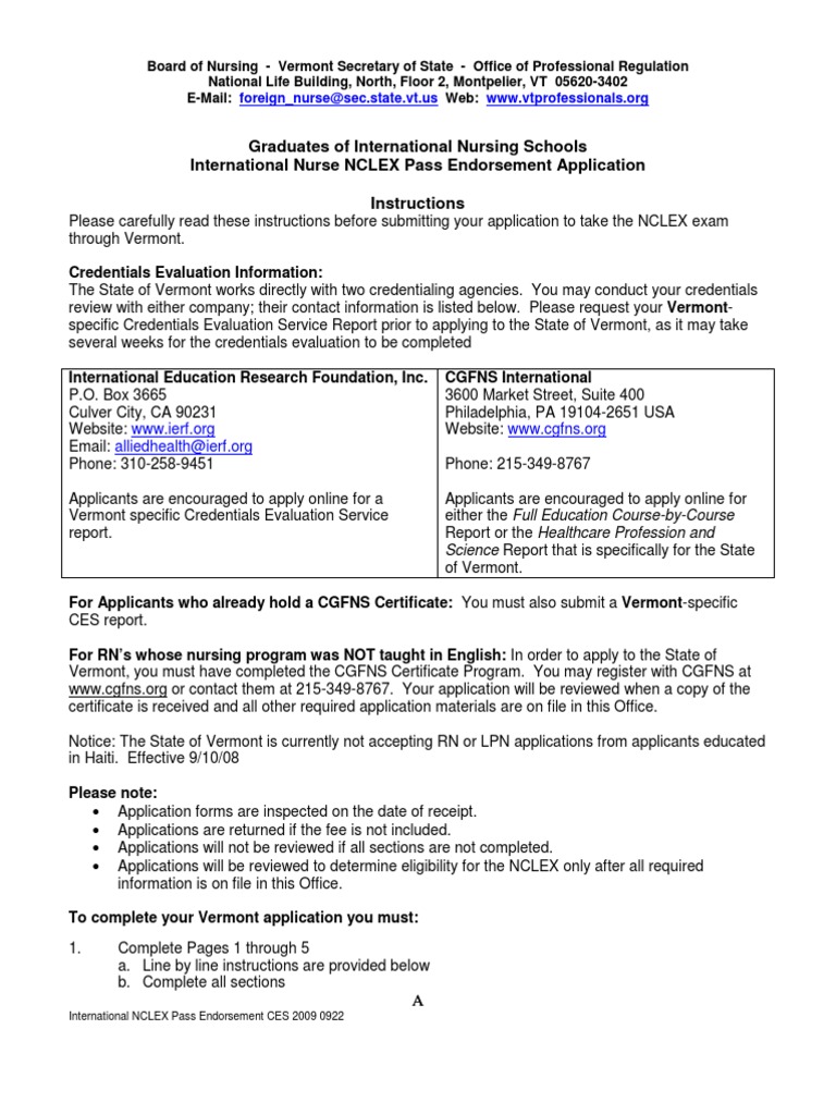 NU International NCLEX PASS Endorsement CES | National Council ...