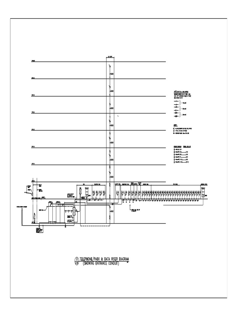 E-26-Tel & Wireless Riser Diagram-Model | PDF